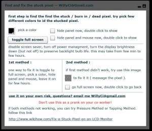 How to Fix a Stuck or Dead Pixel - TheTechMentor.com