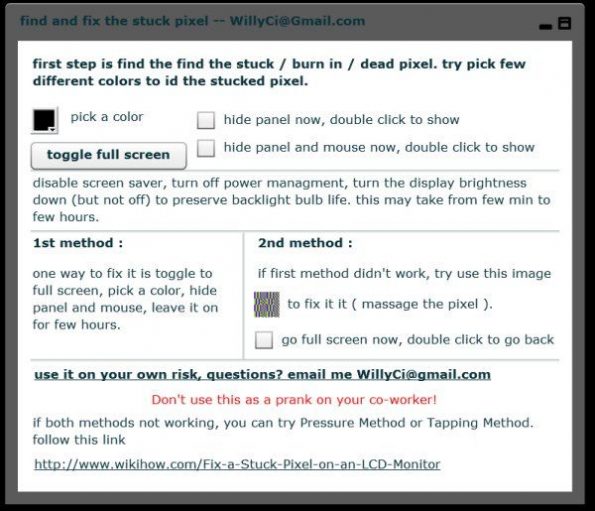 How to Fix a Stuck or Dead Pixel - TheTechMentor.com