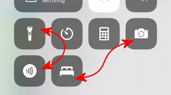 Move or Swap icons in Control Center (swipe access) - TheTechMentor.com